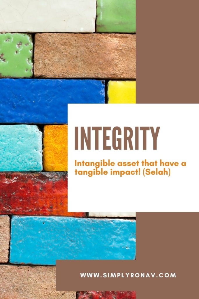 What Does Integrity Look Like? - Simply Rona V.