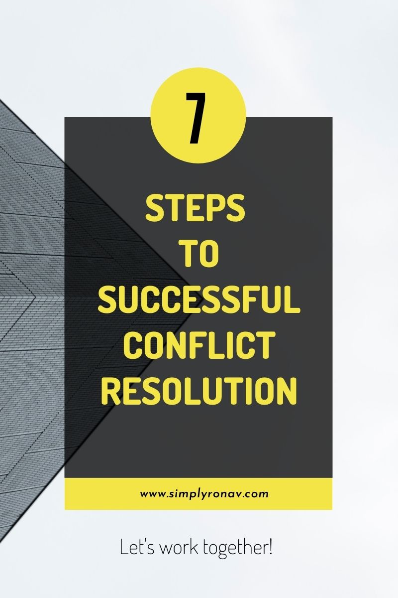 How to Handle Conflict Resolution - Simply Rona V.