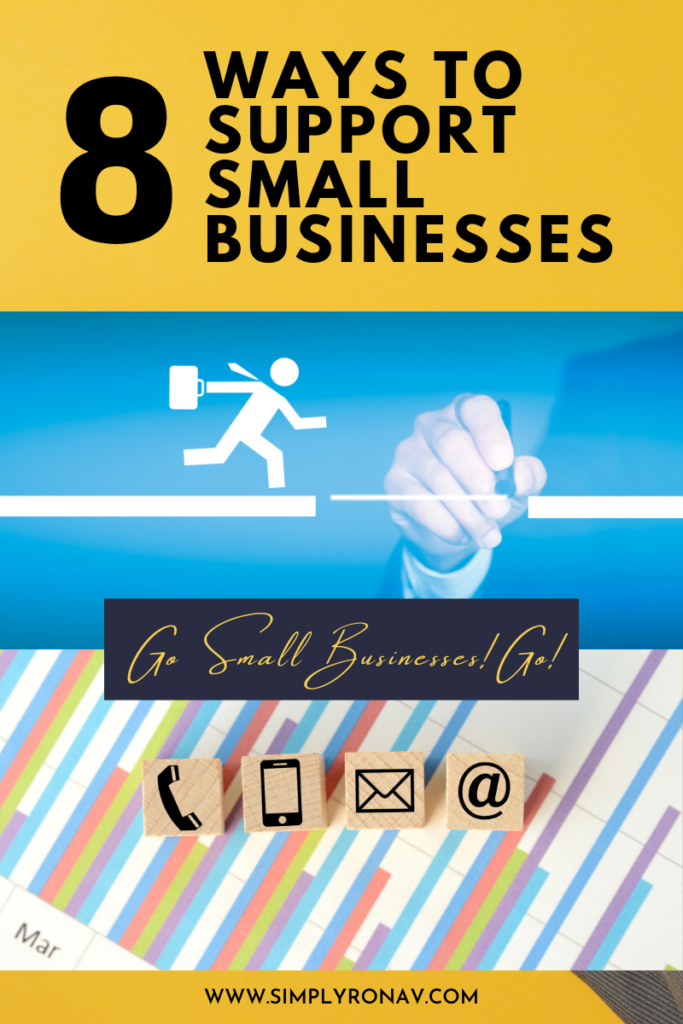 How To Support Small Businesses - Simply Rona V.